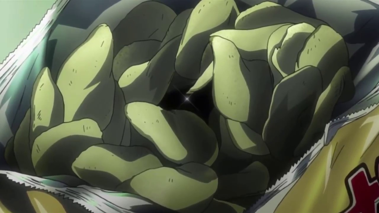 the potato chip scene from death note but with the johnny test ...