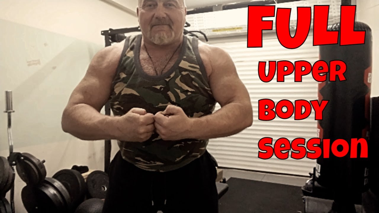 FULL Upper Body Session Inc Upper Back,Grip Forearms and Neck #natty # ...
