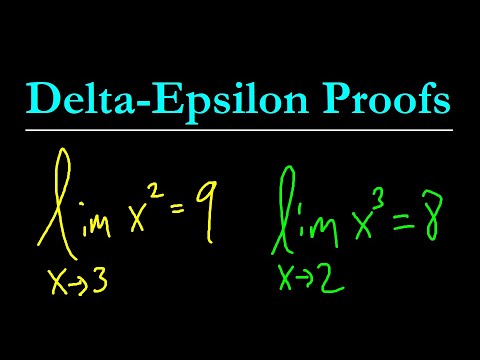 Intermediate-Level Delta-Epsilon Proofs - Limit of x^2 and Limit of x^3 ...