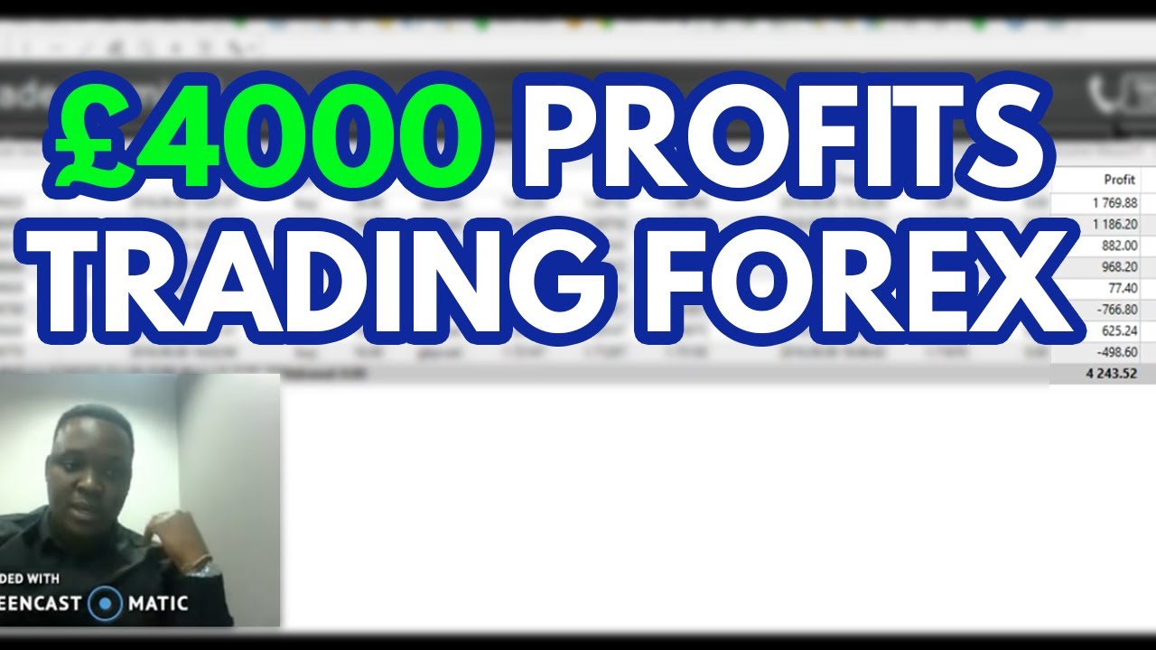 How I Made £4000 Profits In One Day Trading Forex - YouTube