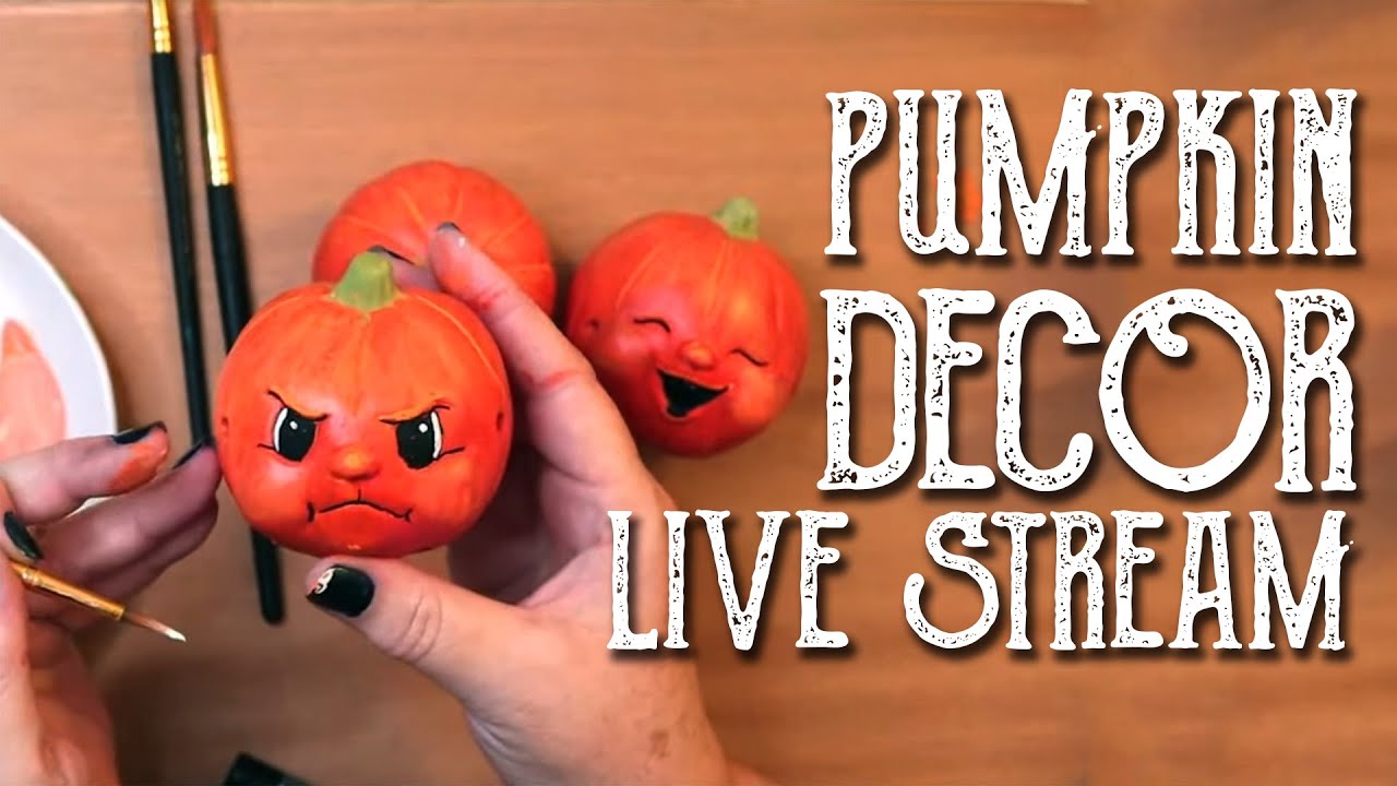 Pumpkin Decor - Celebrate Mabon with me - Art Witch Wednesday Live ...