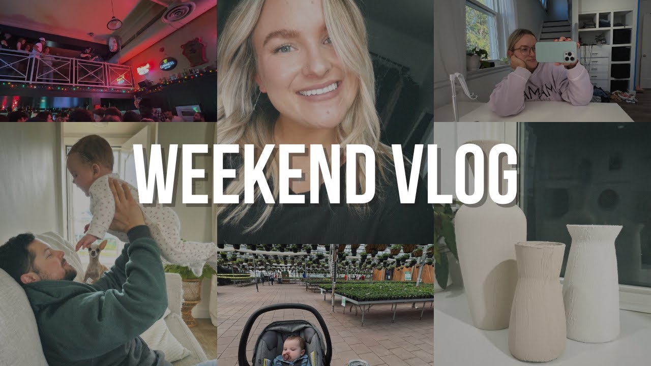 VLOG: bachelorette party, vanity mirror, self tanning, diy textured ...
