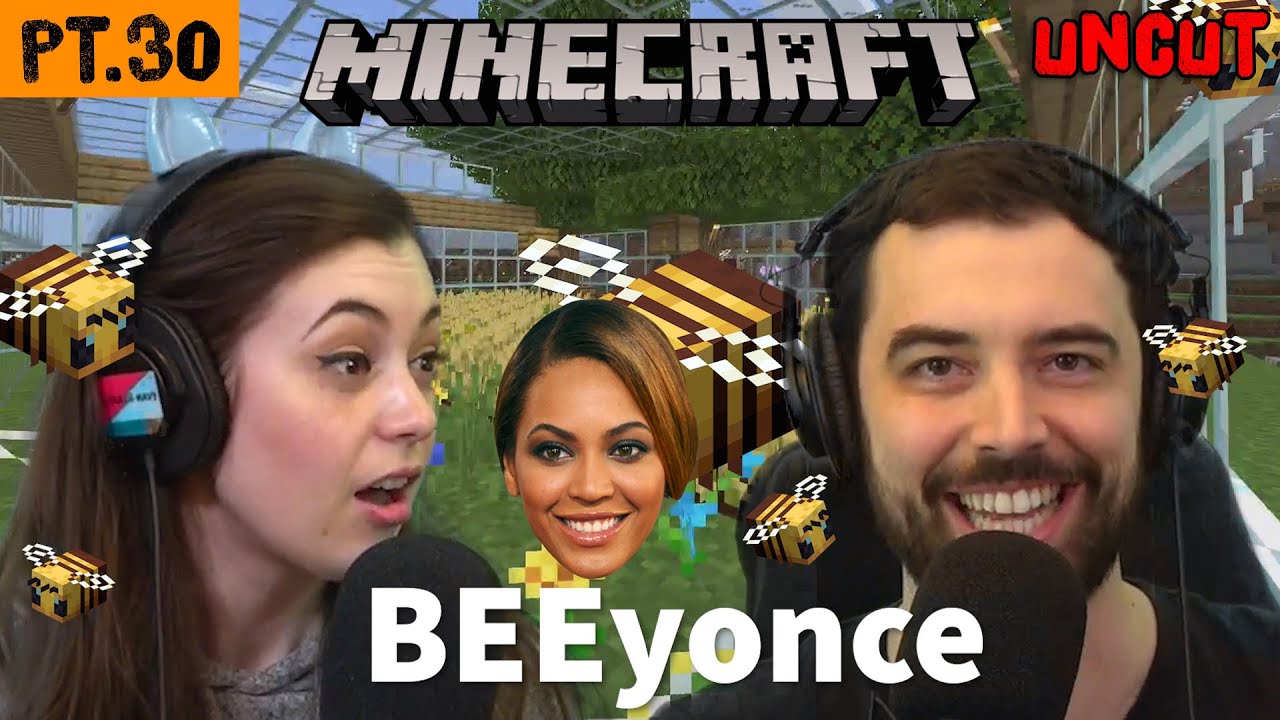 Building a Bee Greenhouse/Farm!! (Minecraft pt.30 uncut) - YouTube