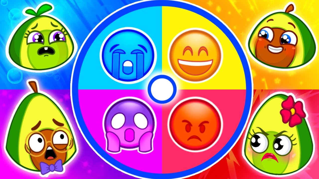 Avocado Controls Feelings And Emotions 😡😂😭 Kids Cartoon || Learn ...