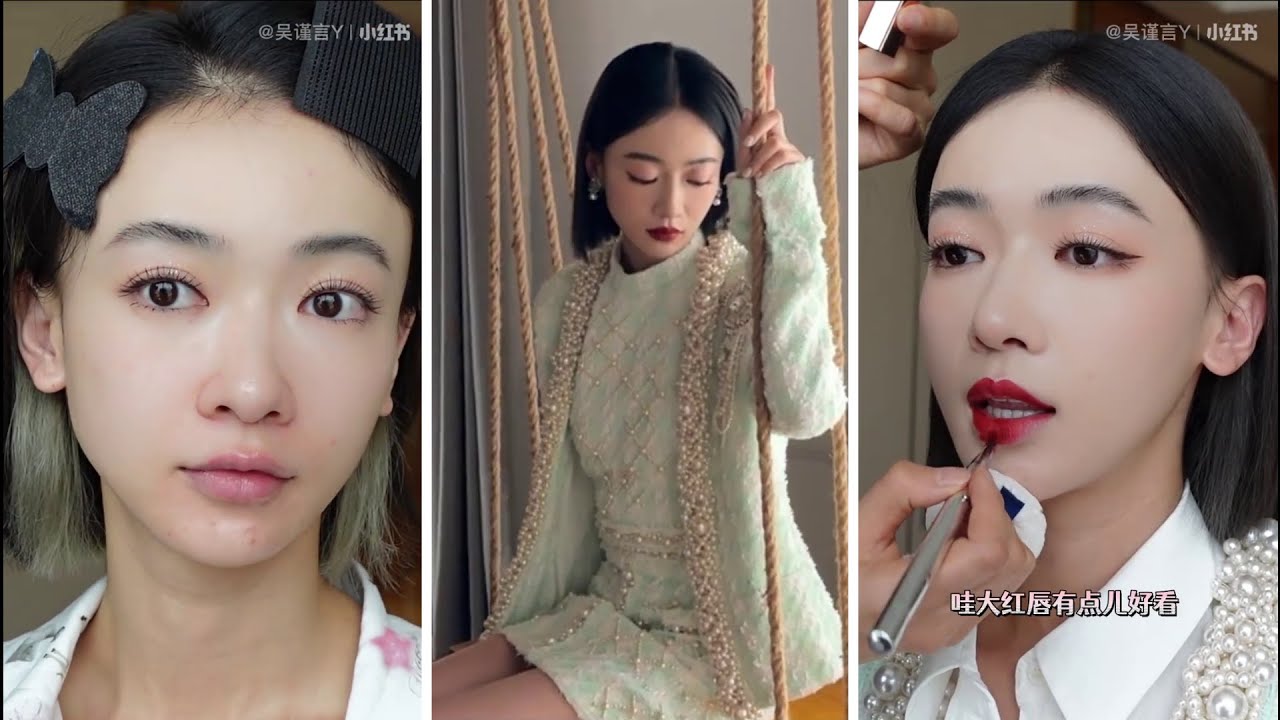 吴谨言 又见长沙💄工作日化妆实录 | 小红书221114 - YouTube