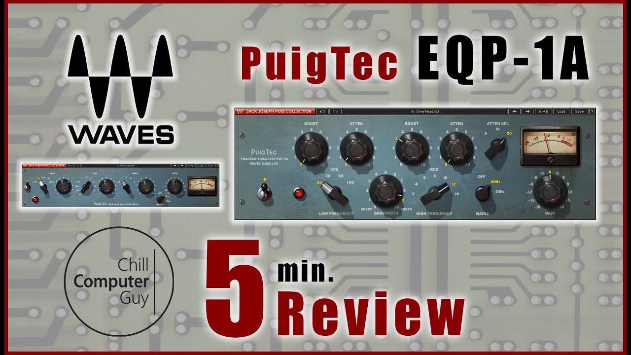Waves PuigTec EQP-1A 5 Minute Review - YouTube
