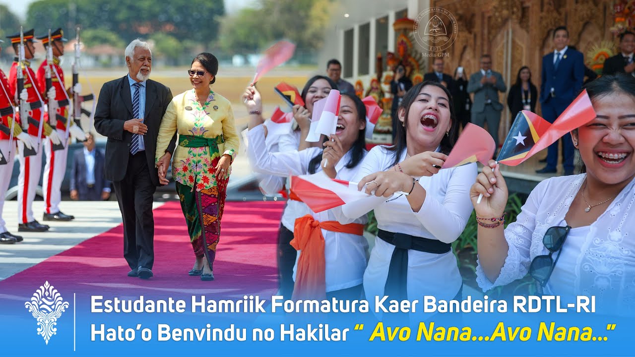 PM Xanana Kumprimenta Estudante Atus Neebe Hato'o Benvindo ho Bandeira ...