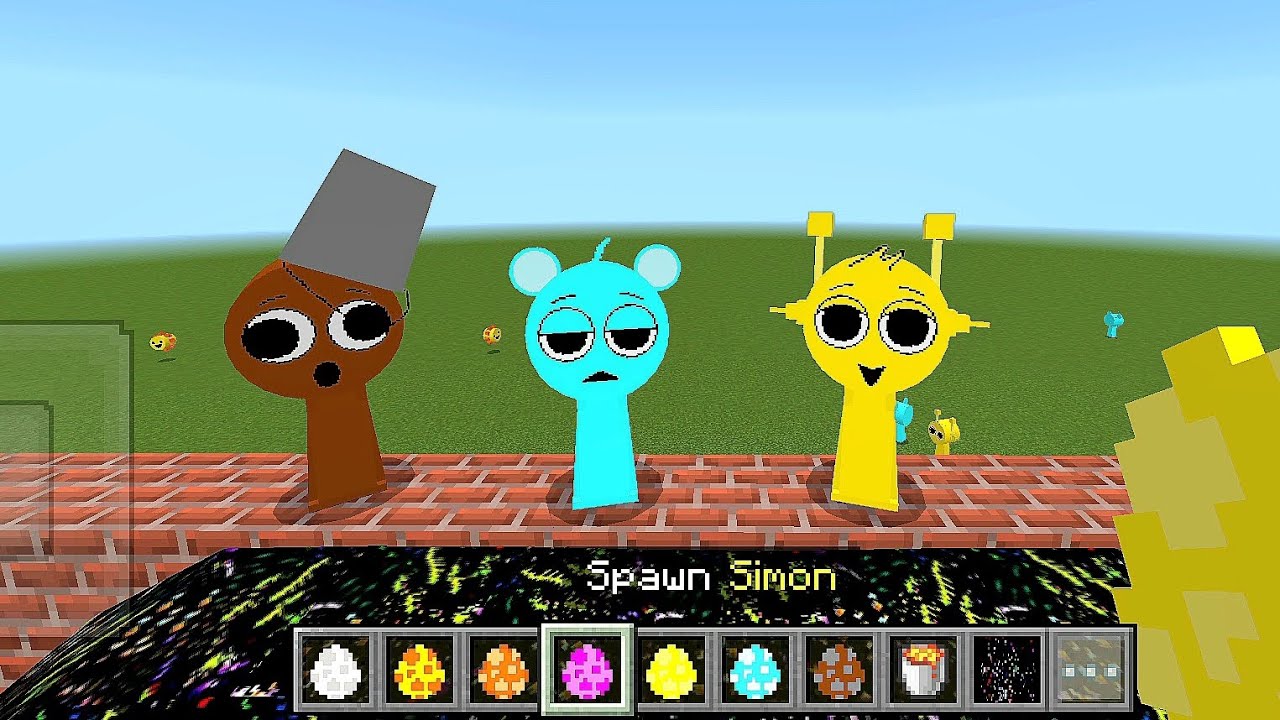 Sprunki + Music Add-on Gmod Map PG in Minecraft PE - YouTube