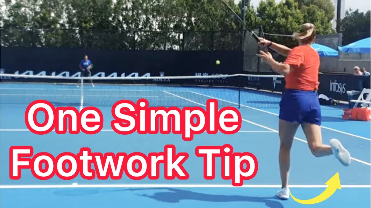 How To Use The Front Foot Pivot (Pro Tennis Footwork Explained) - YouTube