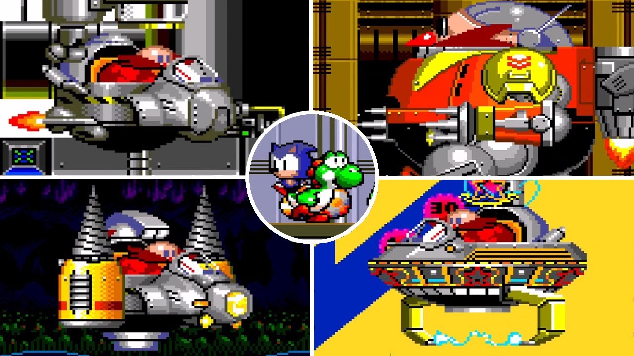 Game n°125 - Yoshi in Sonic the Hedgehog 2 ( Hackrom ) ( Megadrive ...