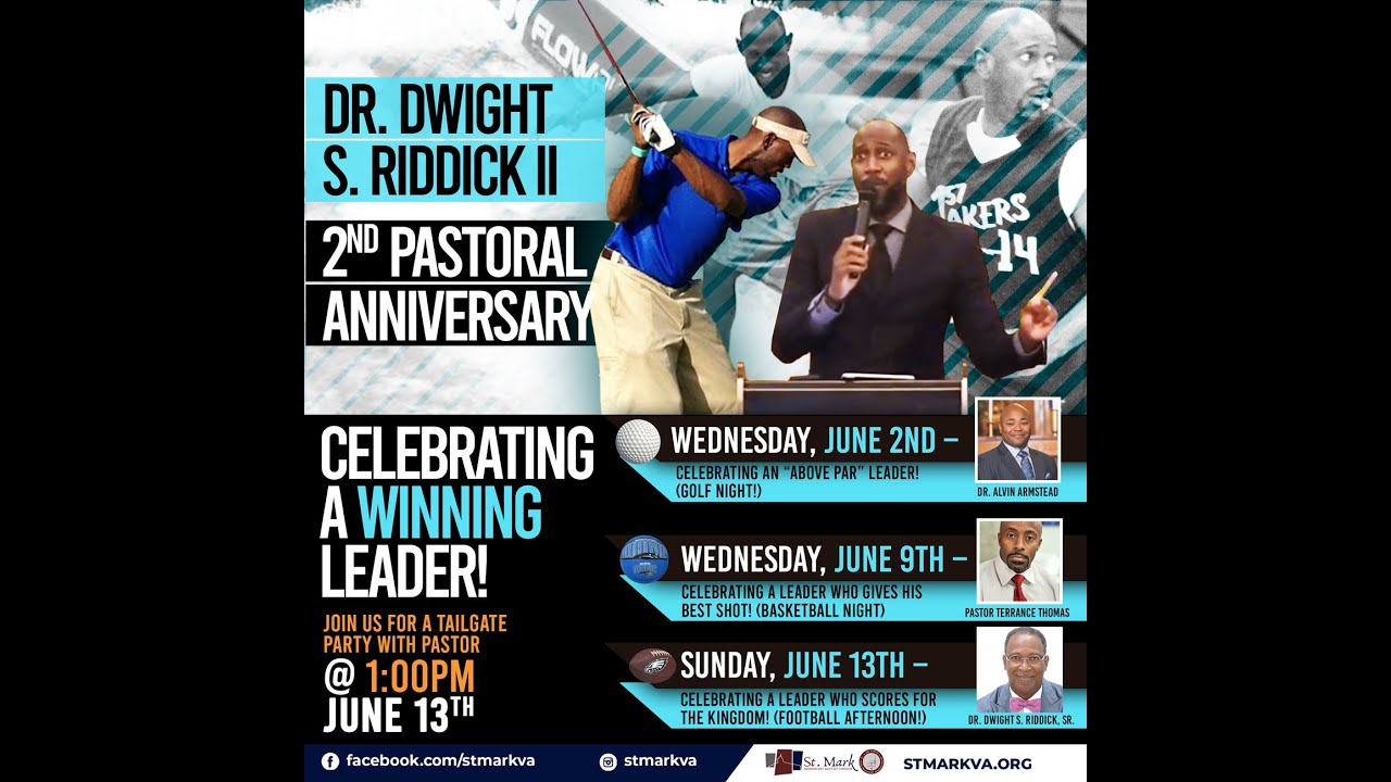 Pastor's 2nd Pastoral Anniversary Celebration! Guest preacher Dr Dwight ...