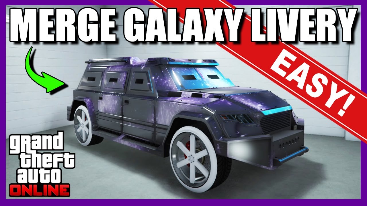 CAR MERGE GLITCH: GALAXY LIVERY *Car2car Merge Glitch Easy Guide* - YouTube