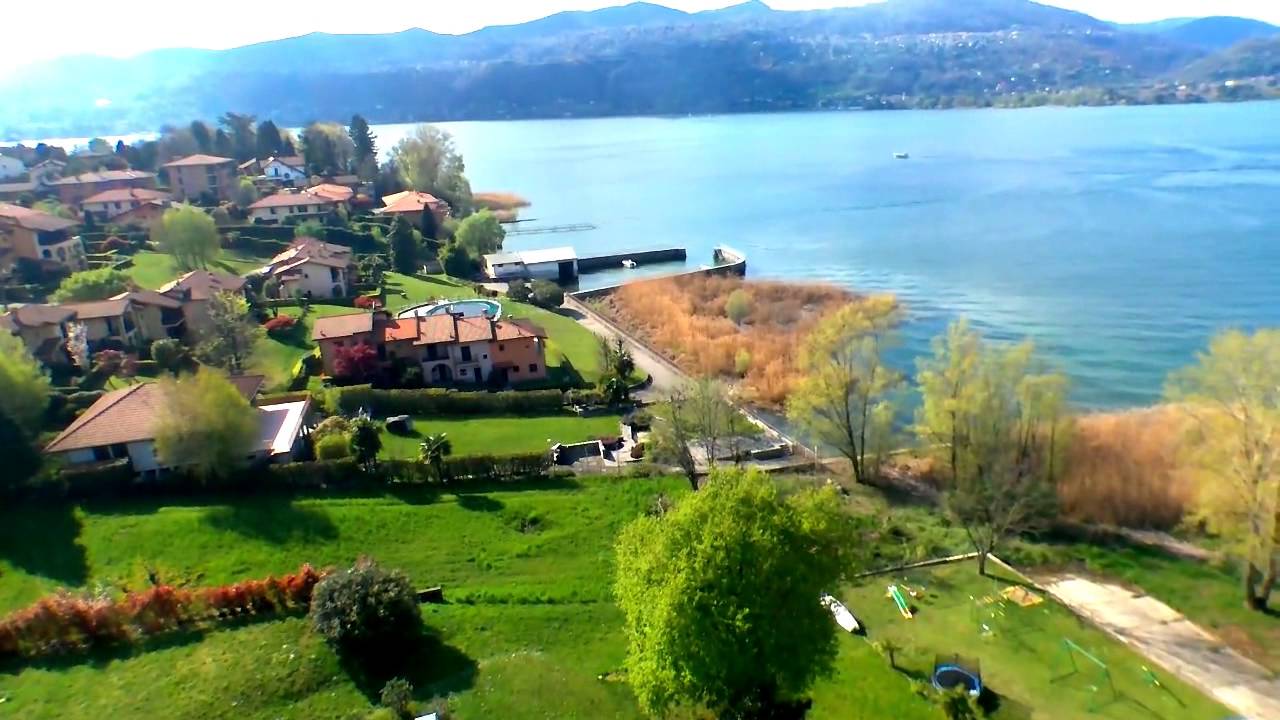 Bebop Drone in Ranco, Italy - YouTube