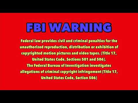 FBI Warning/Interpol Warning Screen (My Version) - YouTube
