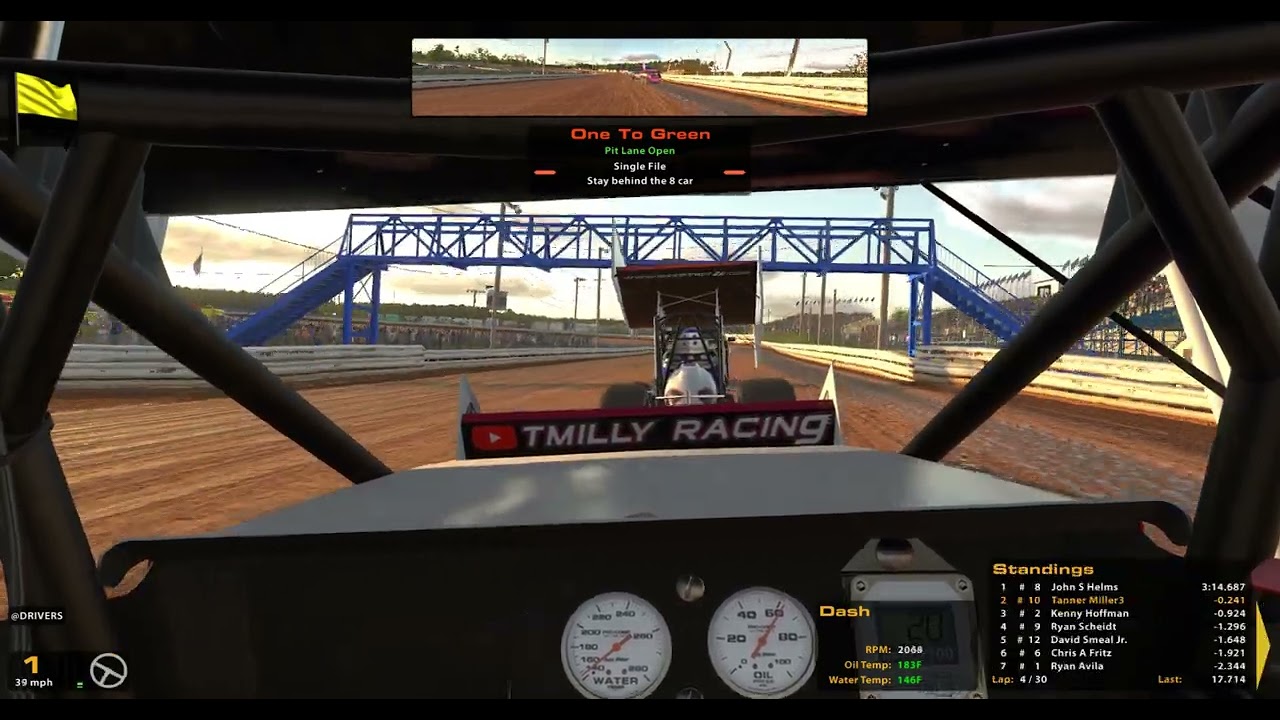 iRacing: 410 Sprint Cars at Williams Grove (Race 1) - YouTube