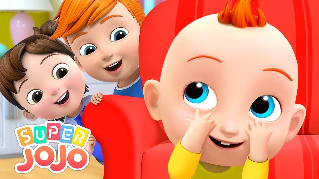 Peek A Boo Song Super JoJo Nursery Rhymes Kids Songs - YouTube