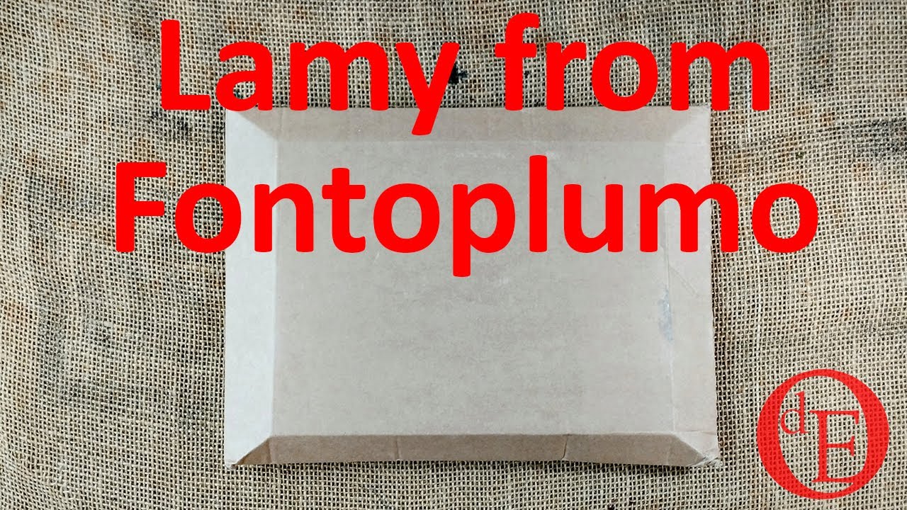 Pen and ink in a box from Fontoplumo - Lamy - YouTube