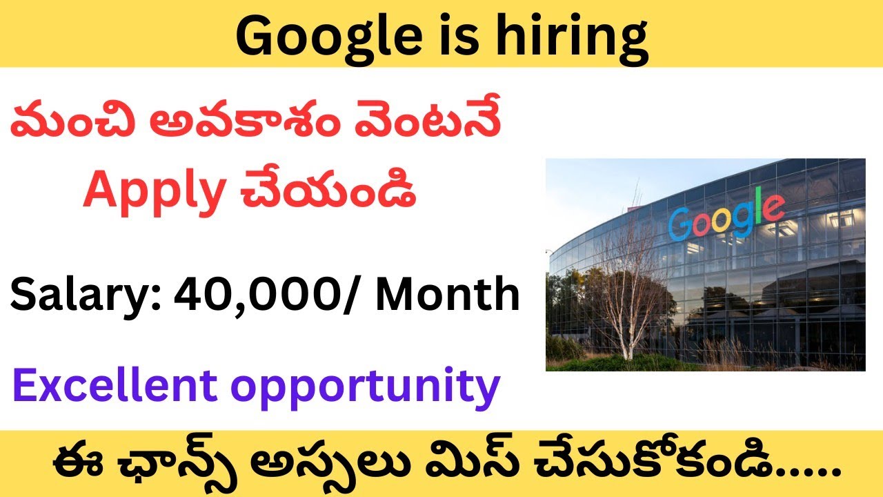 Google is hiring freshers for work from home job #hiring #job #wfh # ...