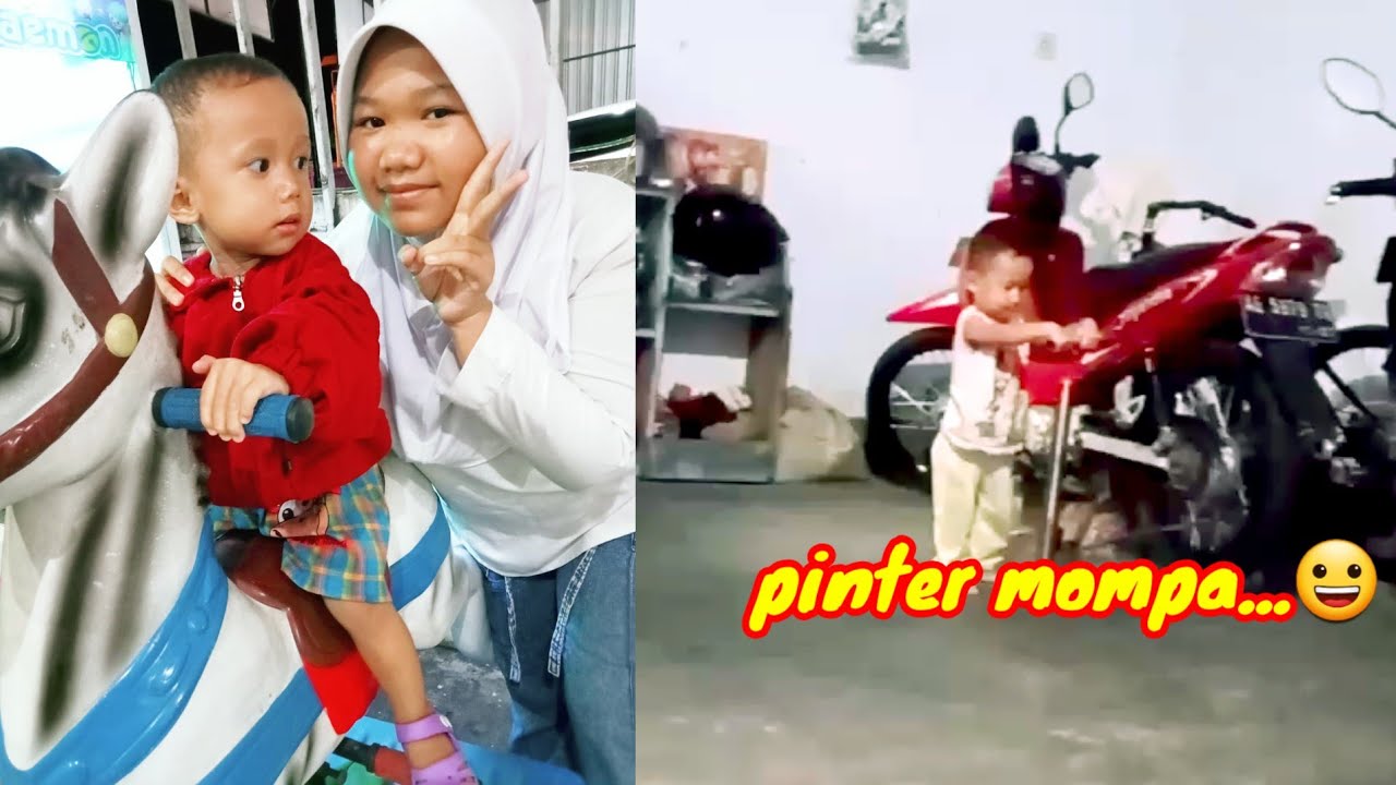 Zaky mompa motor...😀 - YouTube