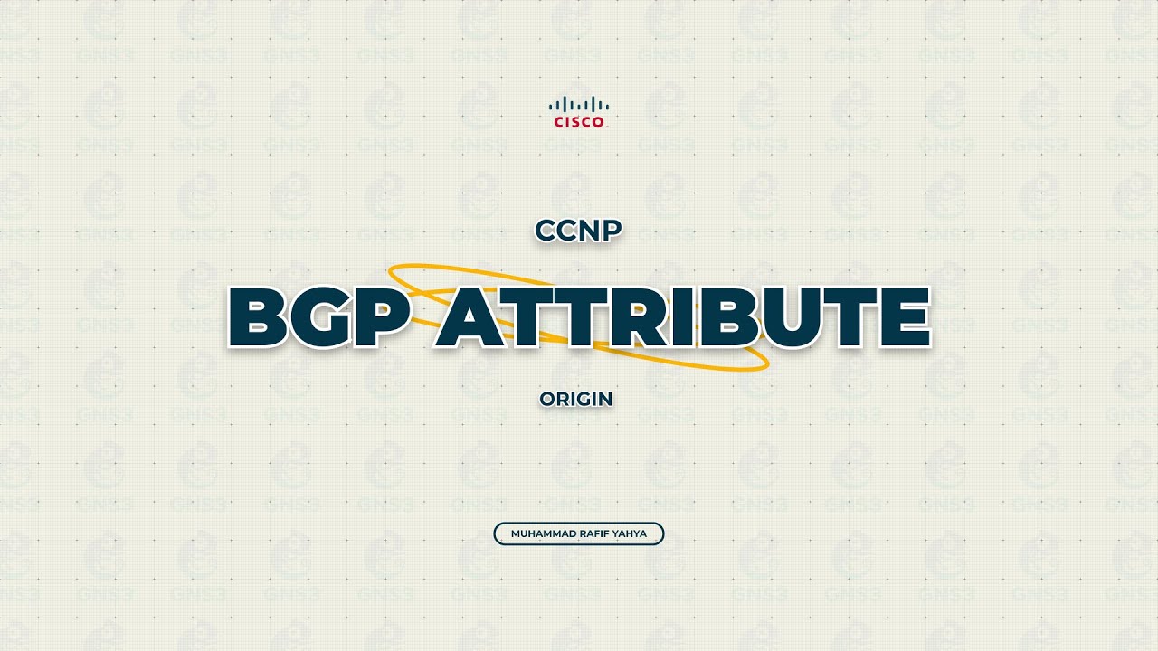 BGP Attribute - Origin - YouTube