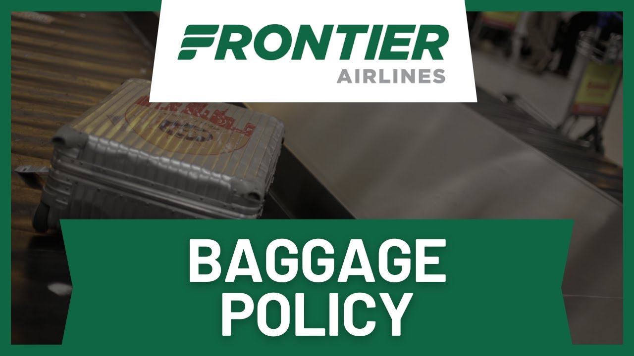 Frontier Baggage Policy - YouTube