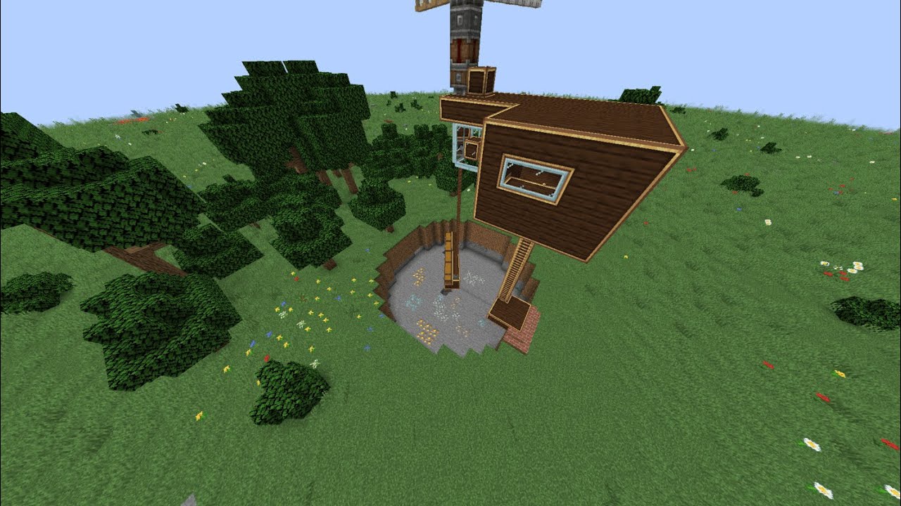 Minecraft Create mod simple quarry - YouTube