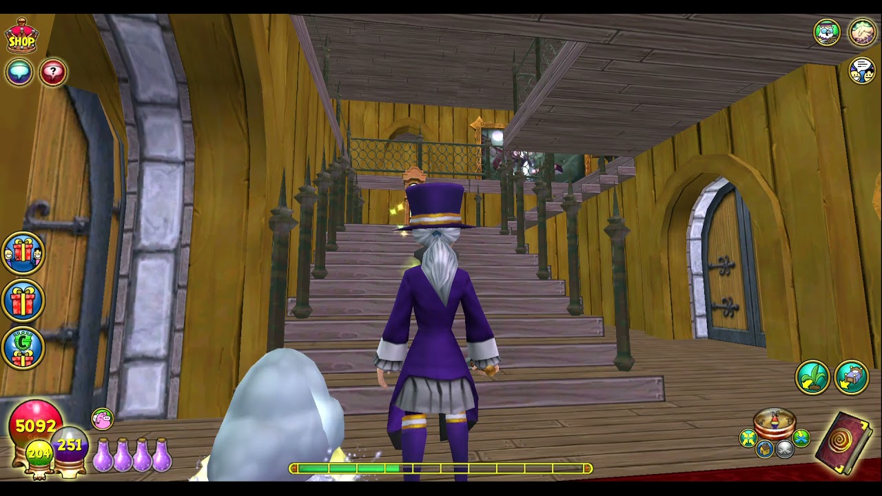 Wizard101 Night Garden house tour & Spooky Sounds Scroll Preview - YouTube