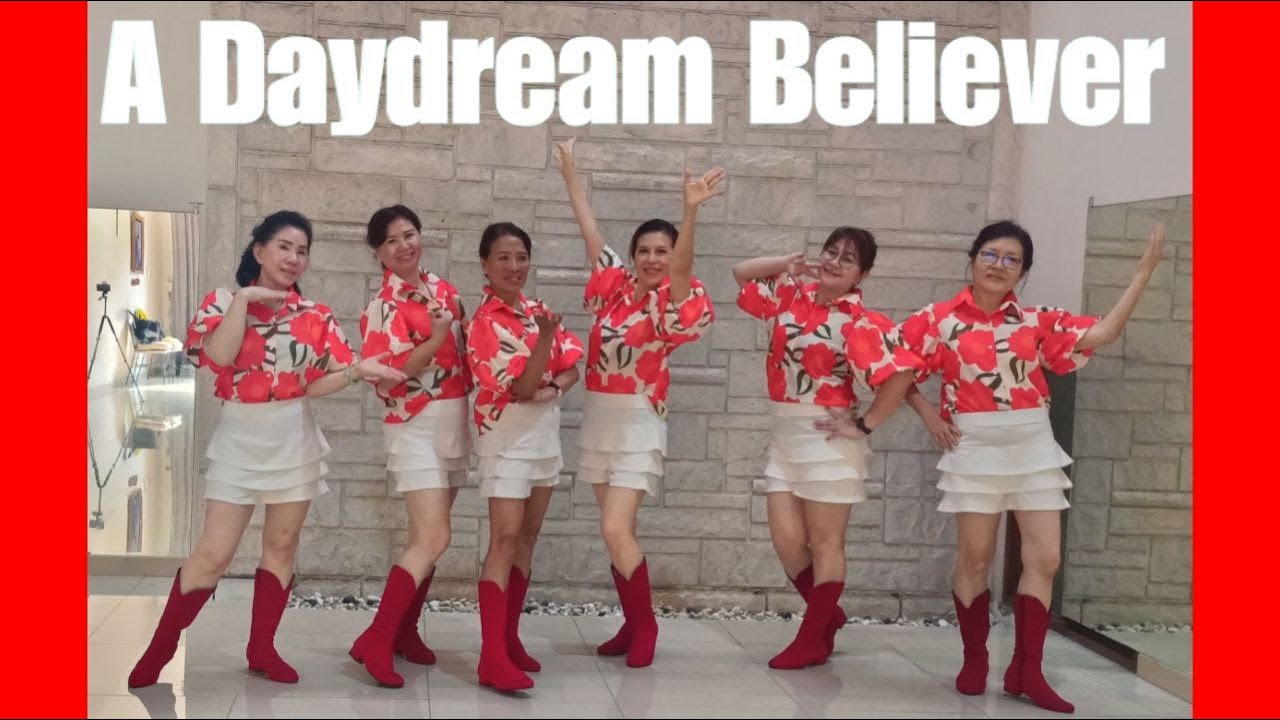 A Daydream Believer Line Dance (demo & count) - YouTube