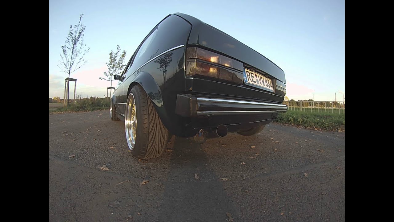 Golf 1 mit Supersprint Sound - YouTube