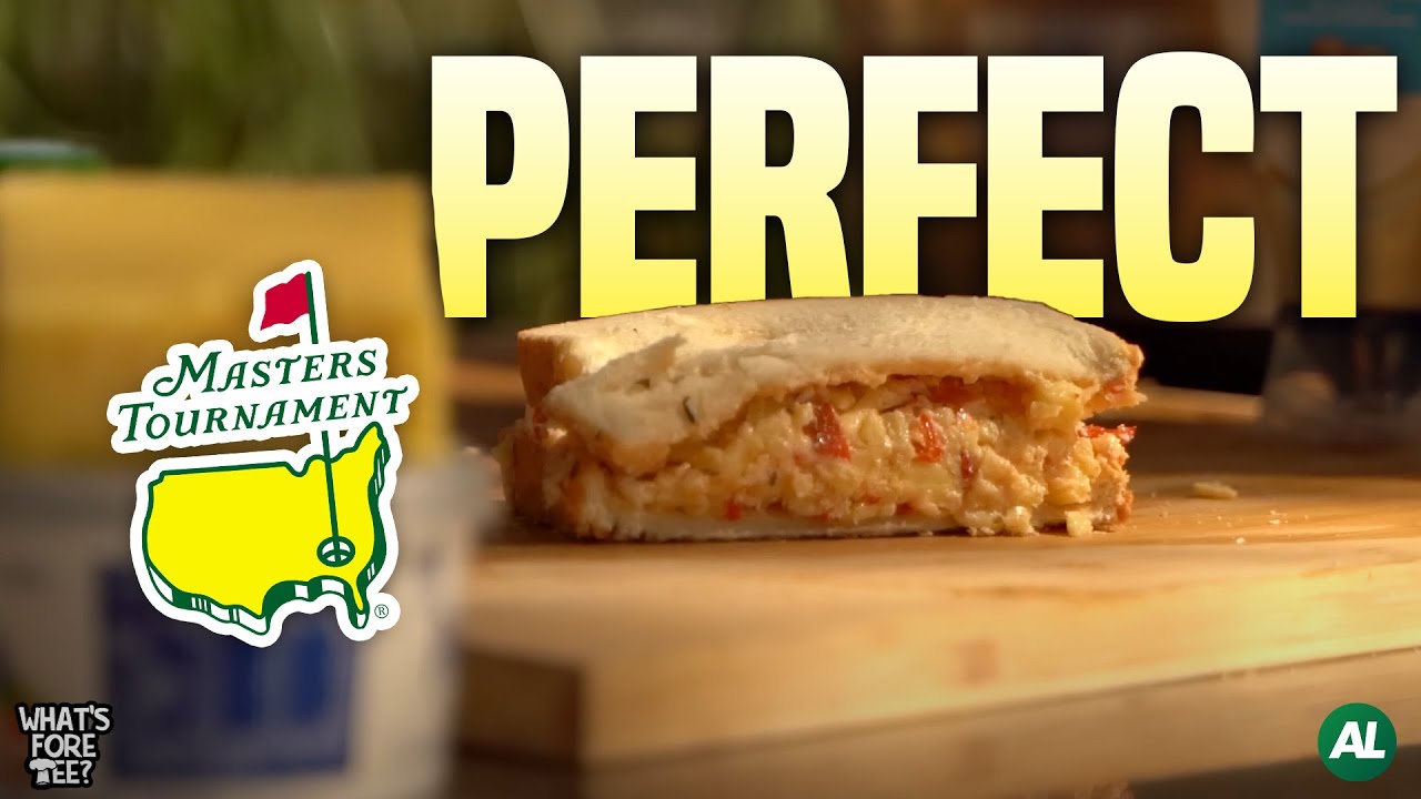 Making the Famous MASTERS GOLF Pimento Cheese Sandwich - YouTube