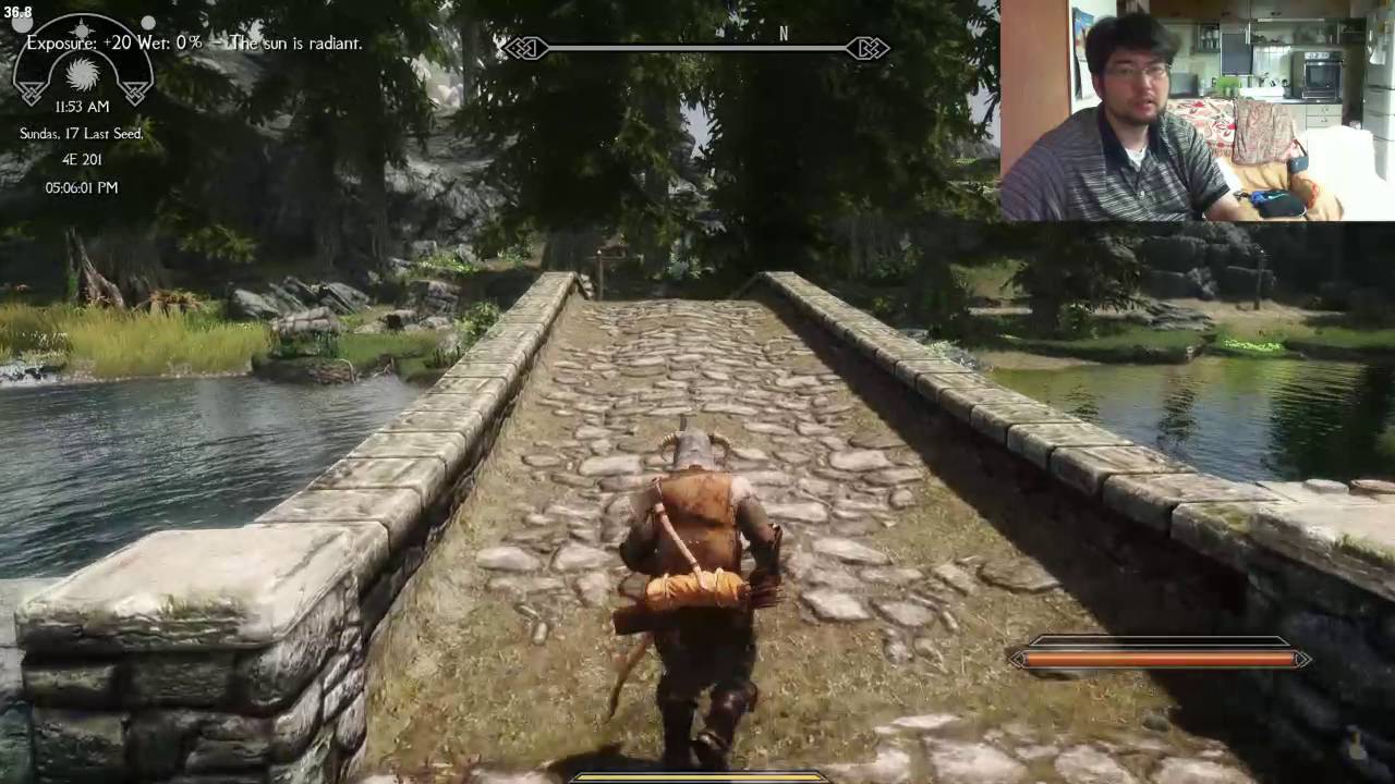 Testing a new Dynamic Stealth Mod for Skyrim: Hot and Sweaty - YouTube