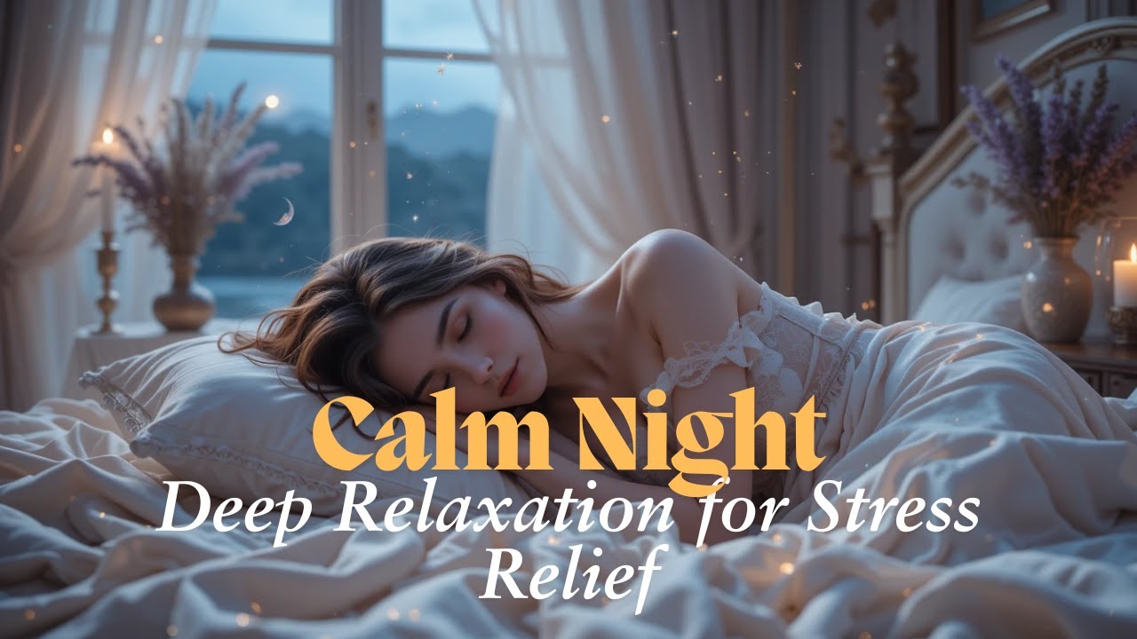 Calm Night Sleep Sounds – Deep Relaxation for Stress Relief - YouTube