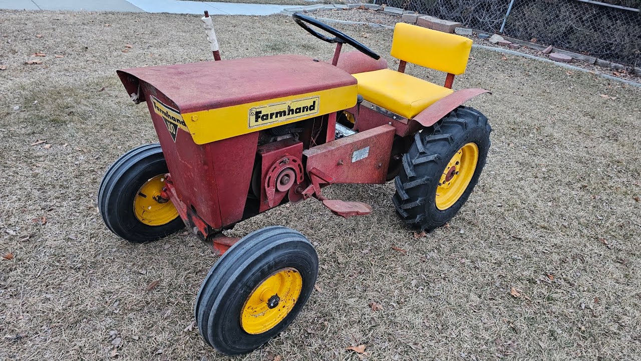 Farmhand garden tractor update #2 - YouTube