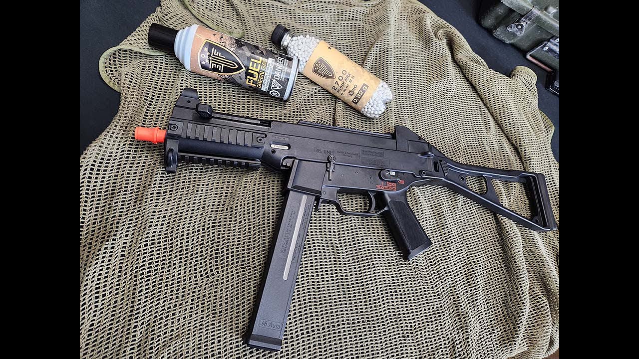 HK UMP gas blowback airsoft - YouTube