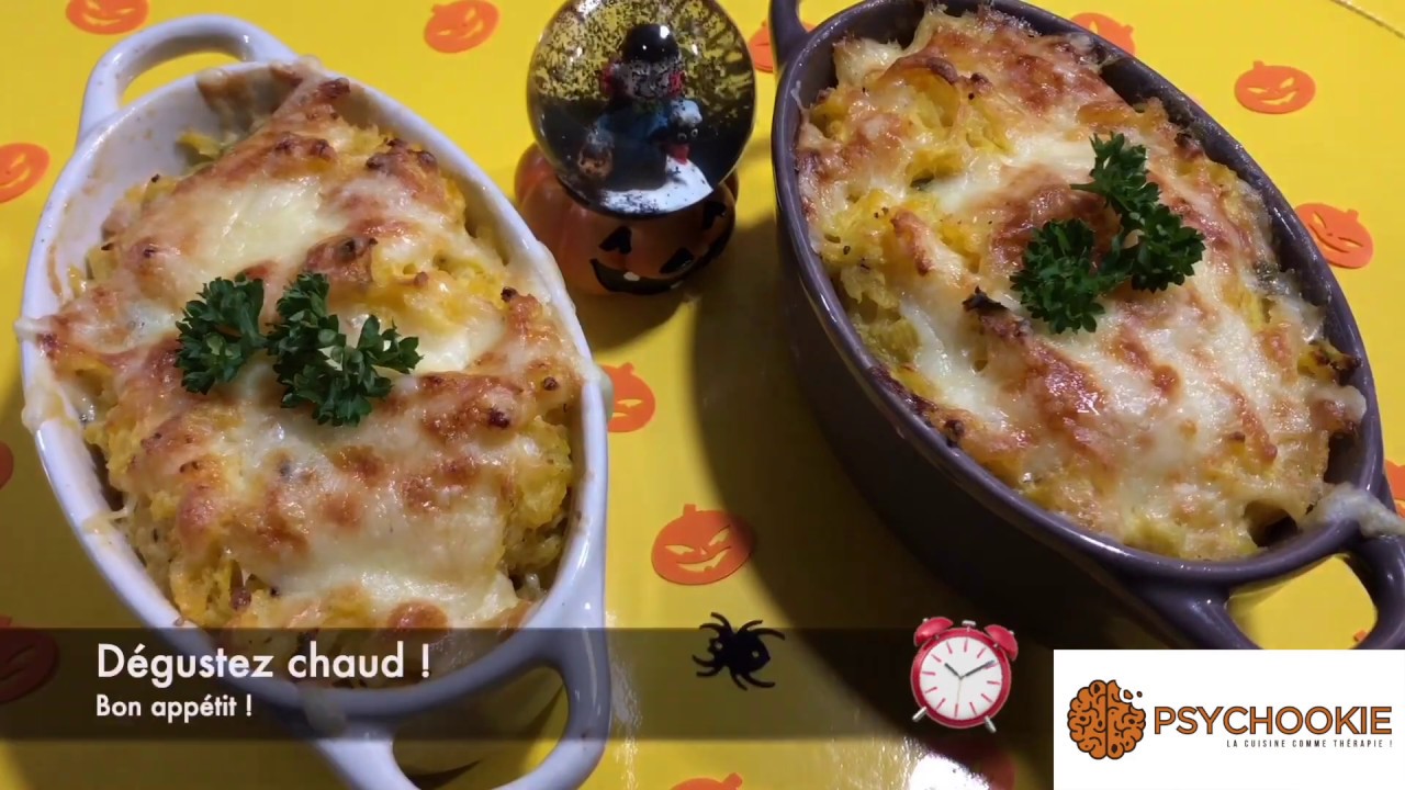 Cassolettes de citrouilles gratinées au Cantal - YouTube