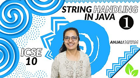 String Handling : ICSE - YouTube