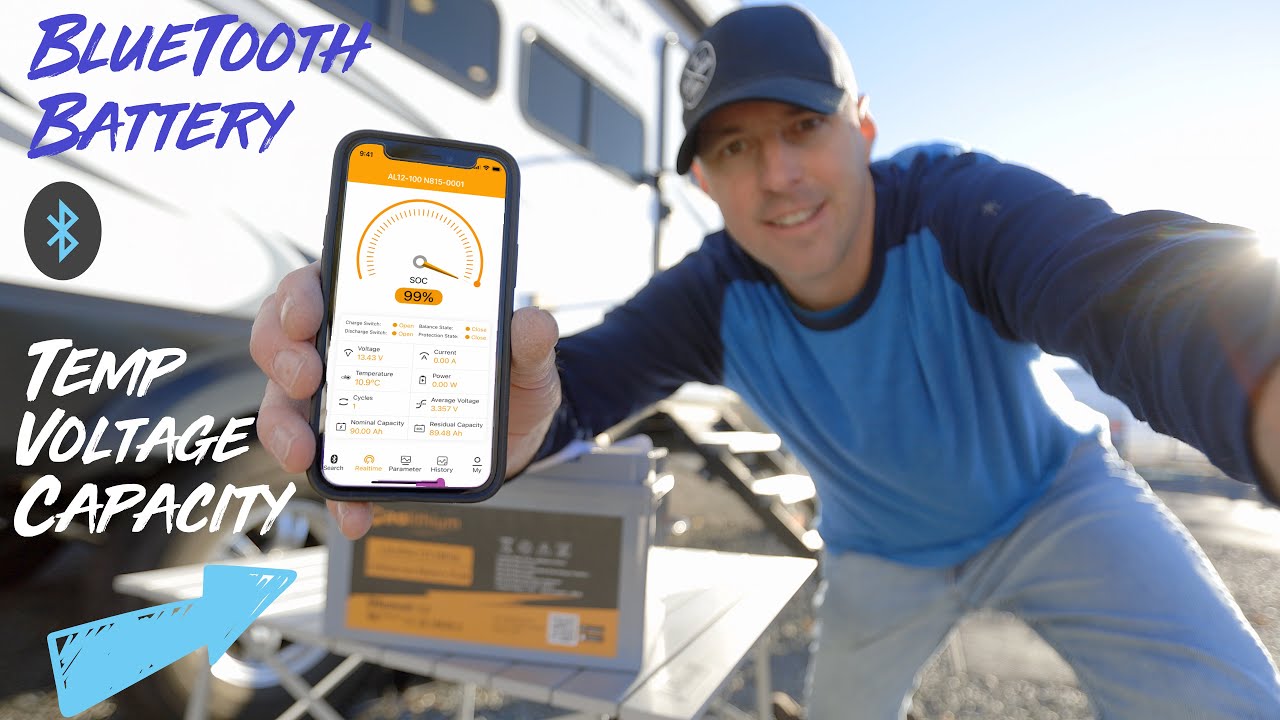 RV LiFePO4 Battery With Bluetooth! AOLithium Battery Review. - YouTube