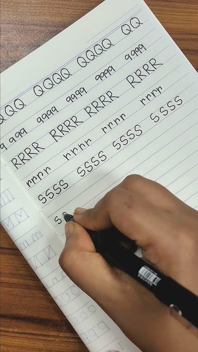 How To Improve Your Handwriting In 30 Days || Drill Exercises for ...