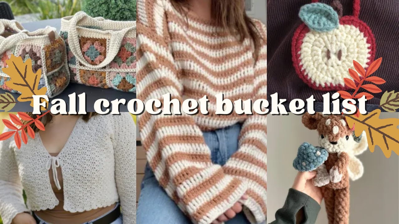Fall crochet bucket list 2025 🍂🍁 - YouTube