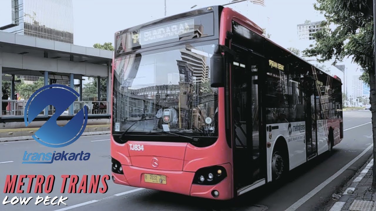 VLOG #19 | Bus Low Deck - Metro Trans Dari Transjakarta - YouTube