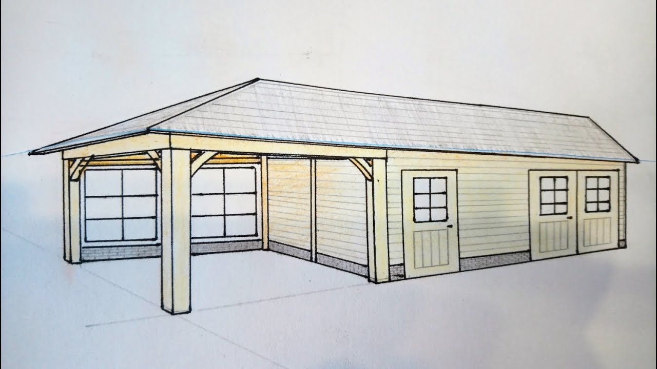 Self-built shed with patio – Start to finish - YouTube