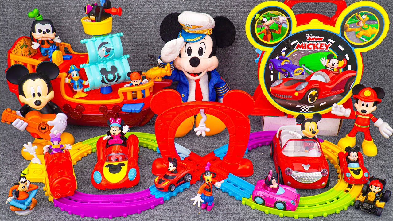 MICKEY MOUSE Collection Satisfying Unboxing Mickey Mouse Treasure ...