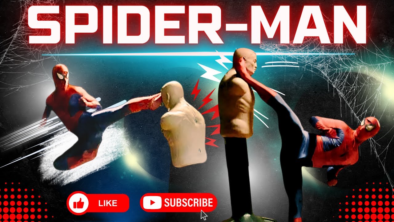 Taekwondo SPIDER-MAN | Flips & Kicks - YouTube