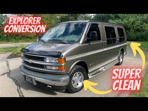 2000 Chevy Express Explorer Conversion Van 79k Survivor FOR SALE by Specialty Motor Cars CLEAN