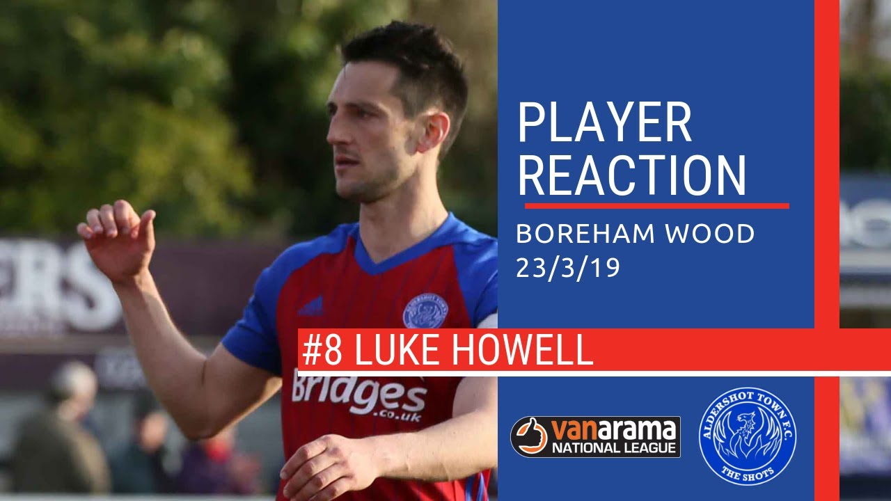 Luke Howell Post-Match: Boreham Wood (A) - YouTube