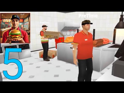 Burger Shop Simulator Gameplay part 5 (Android, IOS) - YouTube
