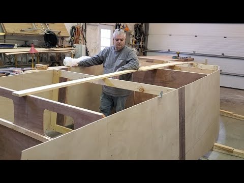 Building the Michalak AF4 Grande Skiff 8 | Making It Boat-Shaped - YouTube