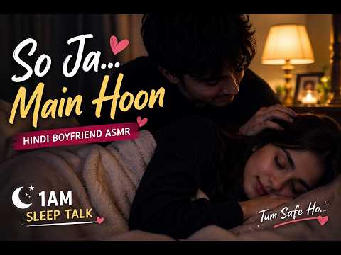 Tum So Jao, Main Yahin Hoon ❤️| Talking you to sleep | Hindi Boyfriend ASMR