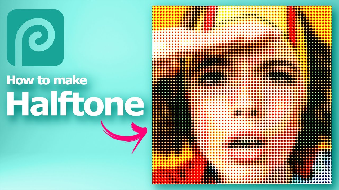 How to halftone in Photopea - YouTube