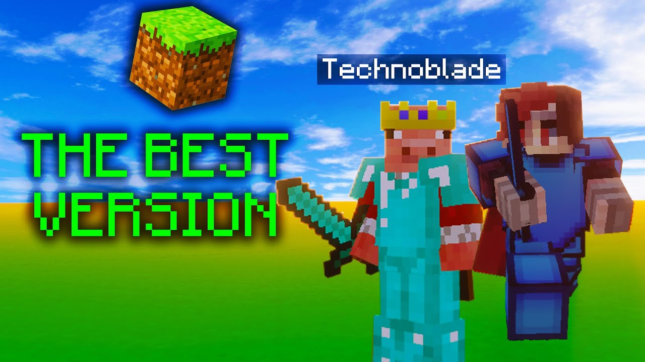 The BEST Minecraft VERSION - YouTube